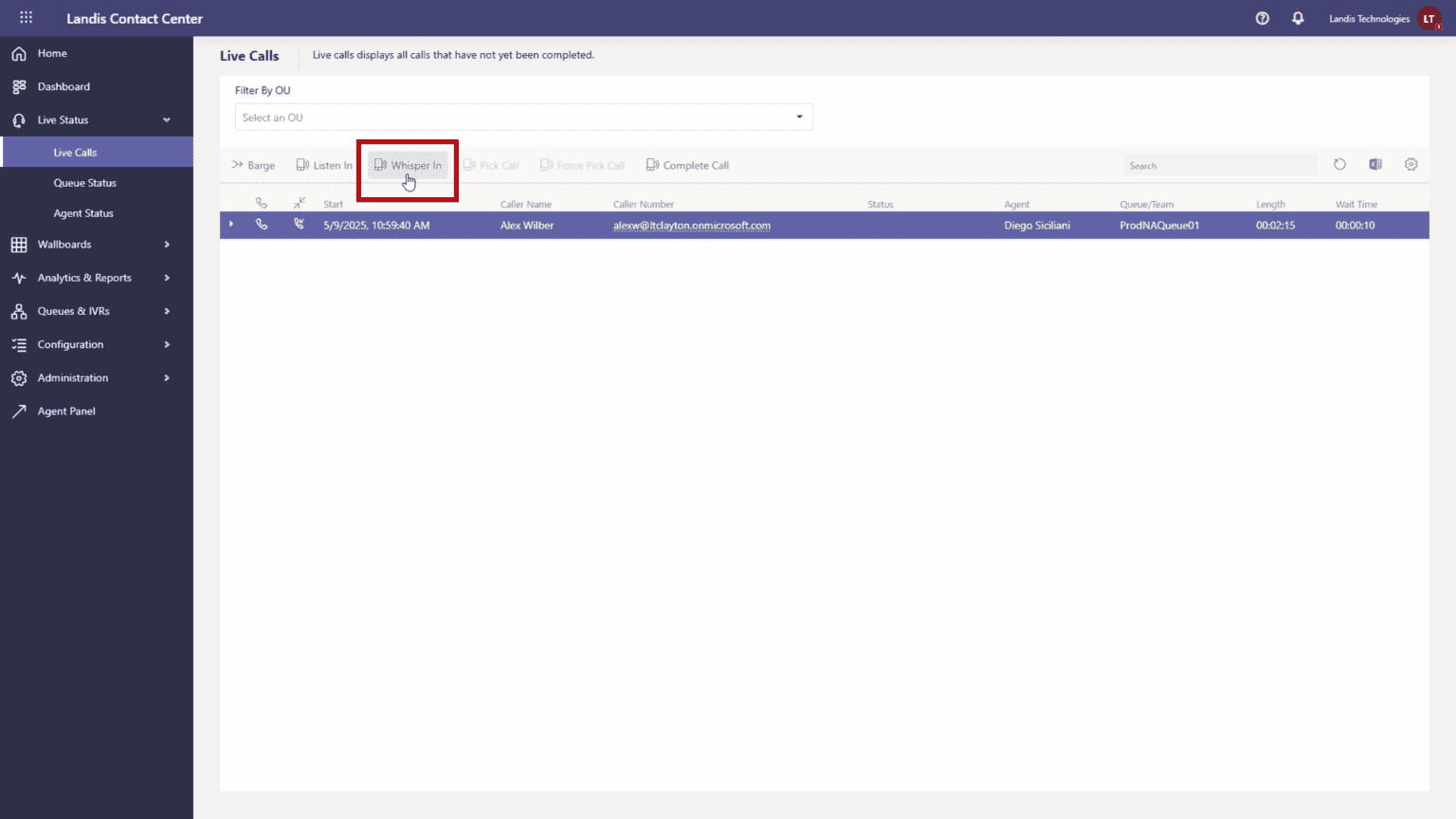Using Call Whisper to Improve Contact Center Performance | Landis ...